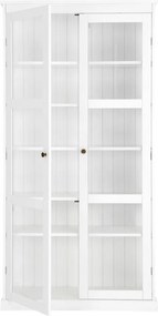 Bílá vitrína z MDF 98x193x34 cm Wilma – Ellos Home