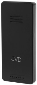 JVD Černý digitální rádiem řízený budík JVD RB3552.2 s čidlem