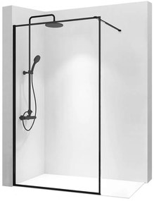 Sprchová zástěna Walk-in Bler Rea K7634 100x195 black