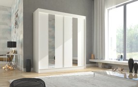 ADRK Furniture Posuvná skříň s zrcadlem BALTON 200 ADRK-SW-BAL-W-200