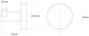 Sapho, X-ROUND E Dvojháček, zlatá, XR202GB