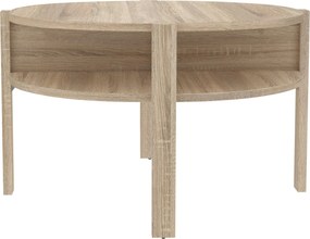 XXXLutz KONFERENČNÍ STOLEK, Sonoma dub, kompozitní dřevo, 74,4/74,4/45,5 cm Hom`in - Konferenční stolky - 000687049404