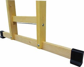 Dřevěný jednostranný opěrný žebřík Sadař, 4 m