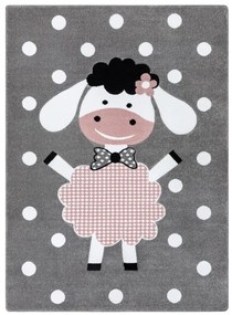 Dywany Łuszczów Dětský kusový koberec Petit Dolly sheep grey ROZMĚR: 120x170