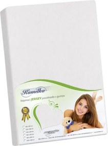 Bellatex Prostěradlo jersey bílá rozměr 140x200 cm