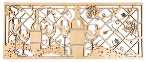 Živá Zeď Dřevěná nástěnná dekorace Vinná réva