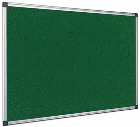 Textilní nástěnka AL rám 120 x 90 cm (zelená)