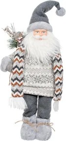 Vánoční dekorace Santa Claus s pytlem 60 cm