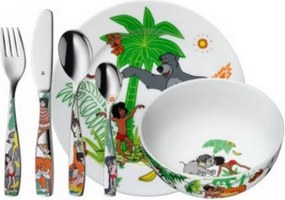 Příbory a nádobí pro děti WMF Kniha Džunglí 6 dílů
