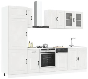 8dílná sada kuchyňských skříněk "Kalmar" dub artisan kompozit