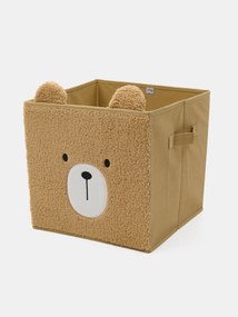 Sinsay - Skládací úložný box s motivem medvídka - béžová