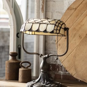Stolní lampa Tiffany Roger – 26x21x37 cm