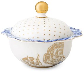 Pip Studio Royal White cukřenka 235ml, bílo-modrá (porcelánová cukřenka)