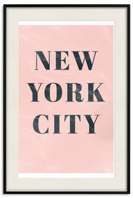 Plakát New York v glamour stylu