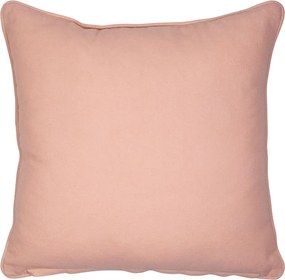 Růžový károvaný polštář s králíčky Rabbio - 45*15*45cm