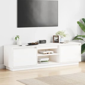 vidaXL TV skříňka 140 x 35 x 40 cm masivní borové dřevo [840412] Barva: Bílá