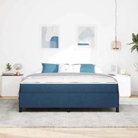 Postel s boxspringem Modrá 180 x 200 cm textil 3398884