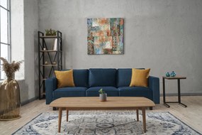 Hanah Home Třímístná pohovka KALE olejově zelená 222 cm 825BLC2728