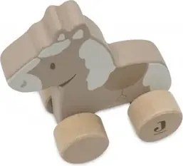 Jollein Kůň na kolečkách dřevěný Nostalgic Ride / od 12 měsíců