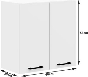 Kuchynská linka OLIWIA 2.4 m bílá