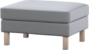 Potah na podnožku IKEA Karlstad barva šedá látka sametová
