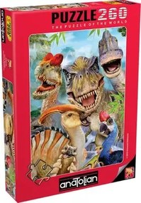 ANATOLIAN Puzzle Dinosauří selfie / 260 dílků / od 8 let