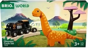 BRIO Dinosauří kruhová vláčkodráha / od 3 let