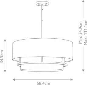 Hinkley HK-GRAHAM-L-BK - Přisazený lustr GRAHAM 4xE14/40W/230V černá