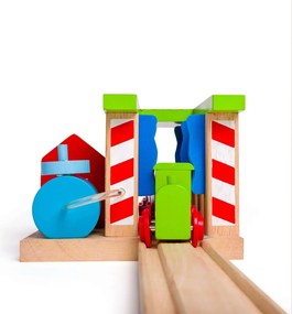 Bigjigs Rail Dřevěná vlaková myčka