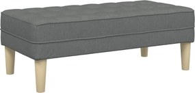 Set pohovek 2 ks Tmavě šedá Polyester 3329253