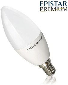 Ledlumen LED žárovka 8W 15x2835 E14 806lm CCD NEUTRÁLNÍ BÍLÁ