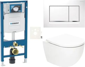 Závěsný WC set Geberit do lehkých stěn / předstěnová SAT Fusion SIKOGSTORFUS30