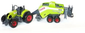 MaDe Farmářský set, Traktor s balíkovačem, 21 cm