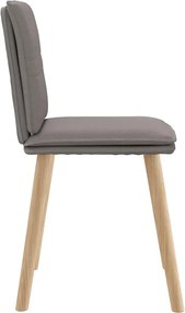 Jídelní židle 4 ks taupe textil 3315361
