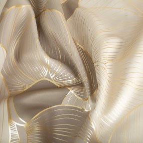 ZATEMŇOVACÍ ZÁVĚS NA KROUŽCÍCH FREESIA 140X250 CM BÉŽOVÁ