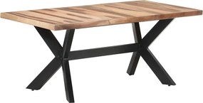 Jídelní stůl 180x90x75 cm masiv s medovou povrchovou úpravou 321548