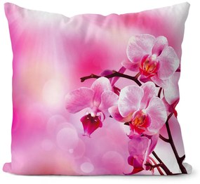 IMPAR Polštář Růžová orchidej 40x40 cm (Velikost: 40 x 40 cm)