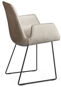 TONON - Čalouněná židle STEP s područkami