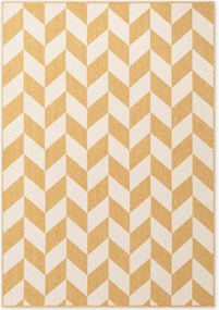 Ted Baker, Kusový koberec Ted Baker Haringey 106380 Yellow White, 80x200, žlutá, chodba / předsíň