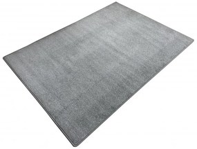 Vopi | Kusový koberec Matera šedý - 1 m2 s obšitím