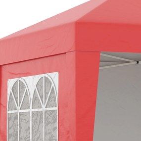 Skládací zahradní altán Outsunny Pop-up 2 x 2 m Recepční stan s nastavitelnou výškou, Anti-UV 30+, 3 boční stěny, 4 pískové pytle a 1 přepravní taška,