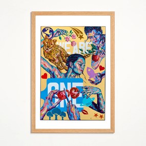 Ondřej Mio Michálek | We Are One Rám: Černý, Velikost: 30 x 20 cm
