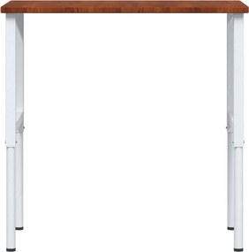Pracovní stůl tmavě hnědý 100x60x(71,5–98) cm dub obdélníkový 3309703
