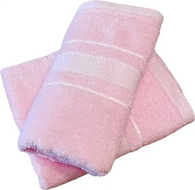 Froté ručník deluxe Monako růžový 30 x 50cm TiaHome