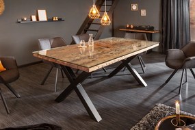 Designový jídelní stůl Shark X 180 cm přírodní - skladem