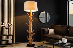 Designová stojací lampa Kayu z masivu mangostan 180cm