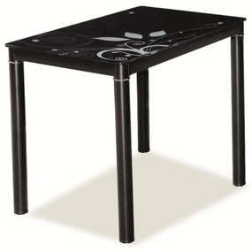 Jídelní stůl Damar 100 x 60 cm, černá