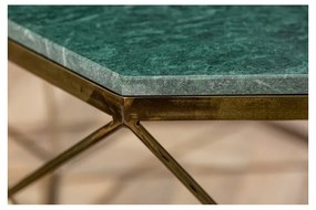 Massive home | Konferenční stolek DIAMOND NOBLES 69 CM zelený mramor