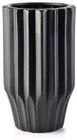 Keramická váza YVONNE 24,5 cm černá