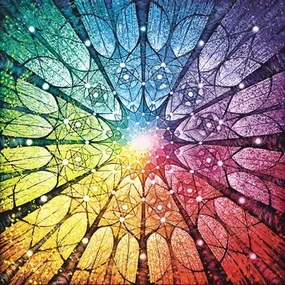 MAGNOLIA Puzzle Mandala života / 1023 dílků / 60 x 60 cm